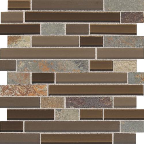 Slate Radiance Saddle 1 Staggered Random Tile | 48WS