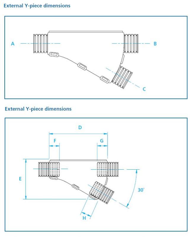 External Hinged Y-pieces | 48WS